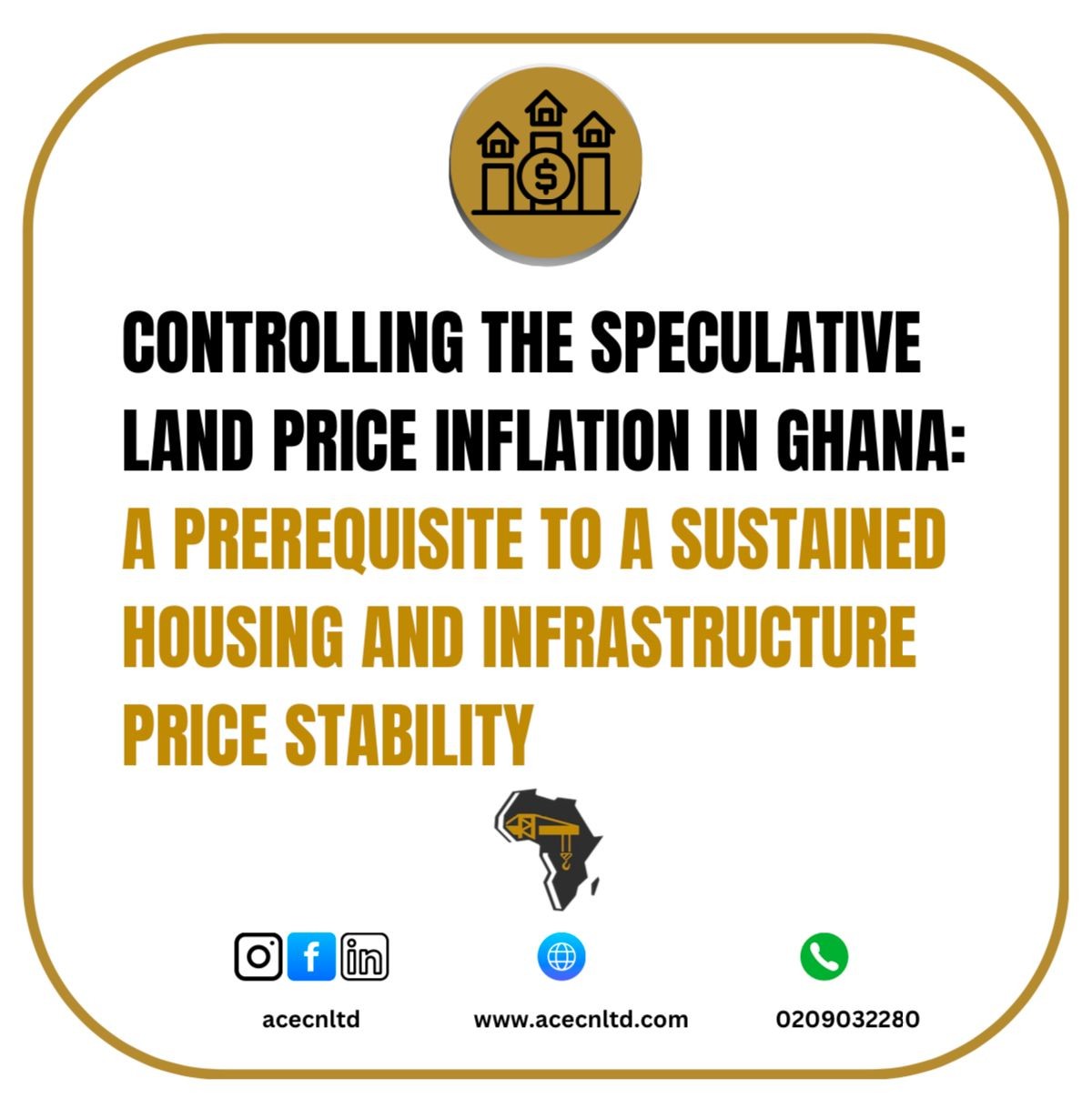 Controlling Speculative Land Price Inflation in Ghana